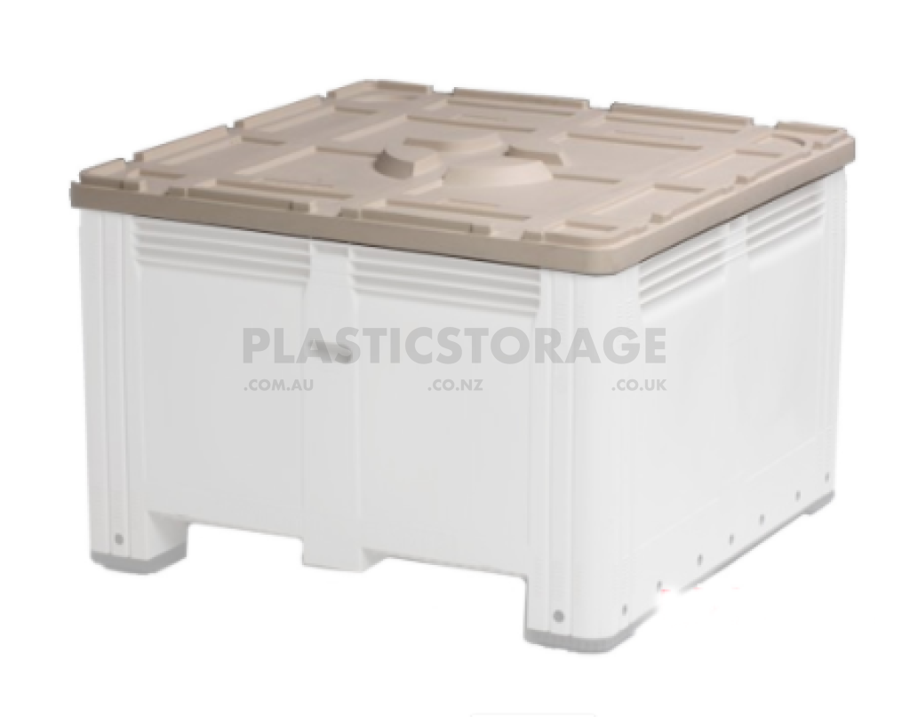780L Pallet Mega Bin Solid – plasticstorage.com.au
